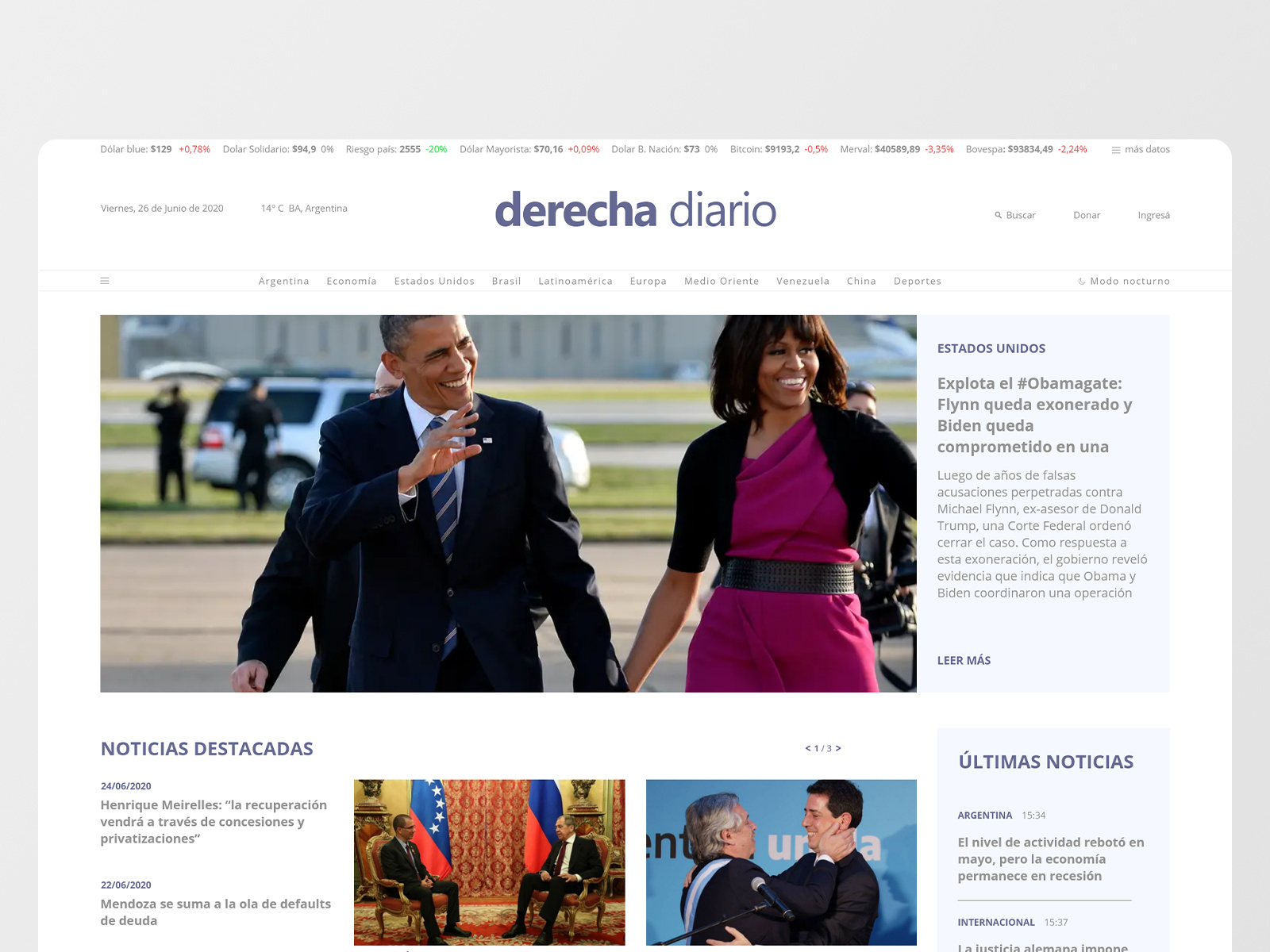 Newspapper landing page by Ivan La Spada on Dribbble