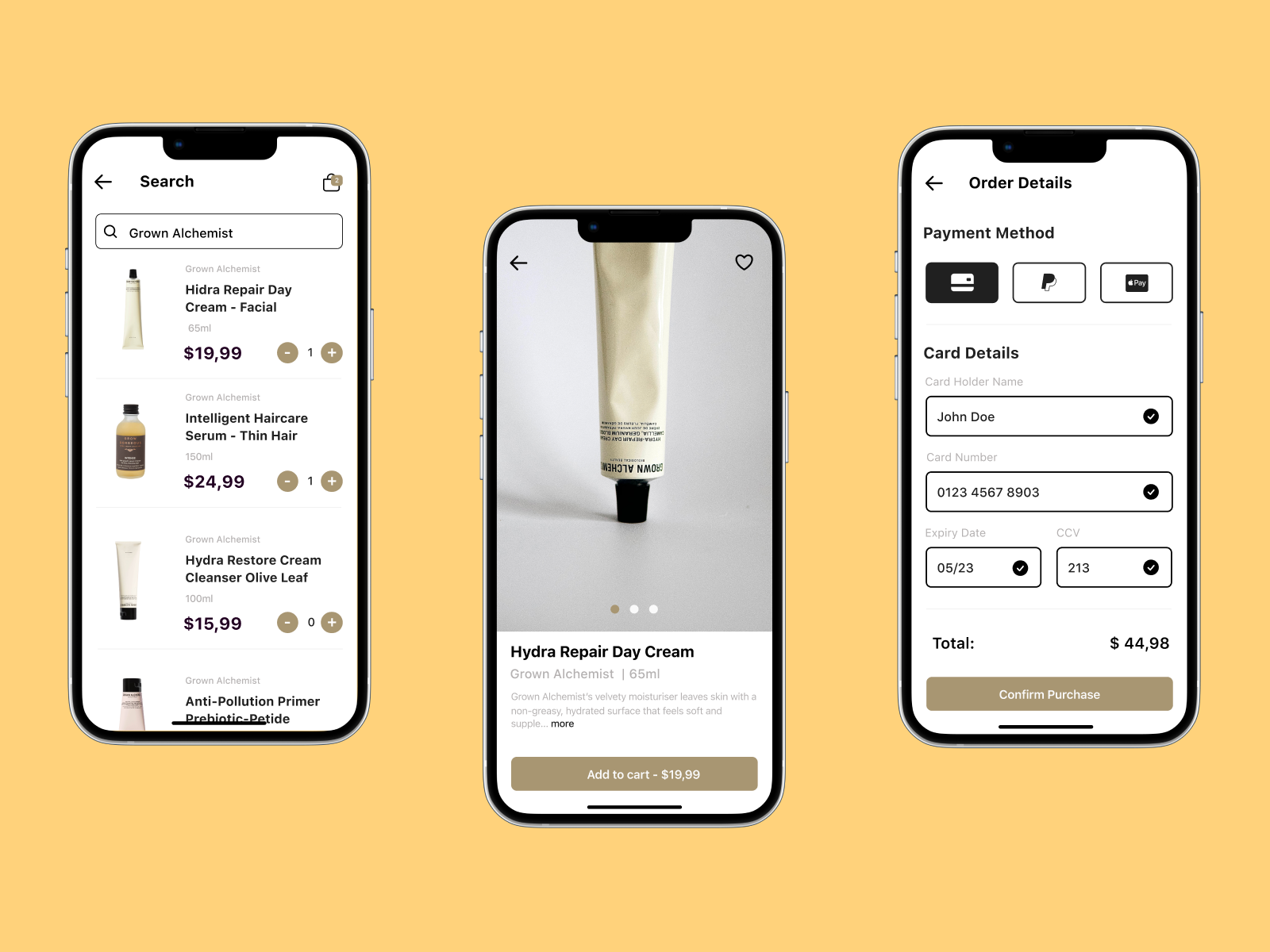 Sustainable Beauty | Products App Design by Lautaro Curto on Dribbble