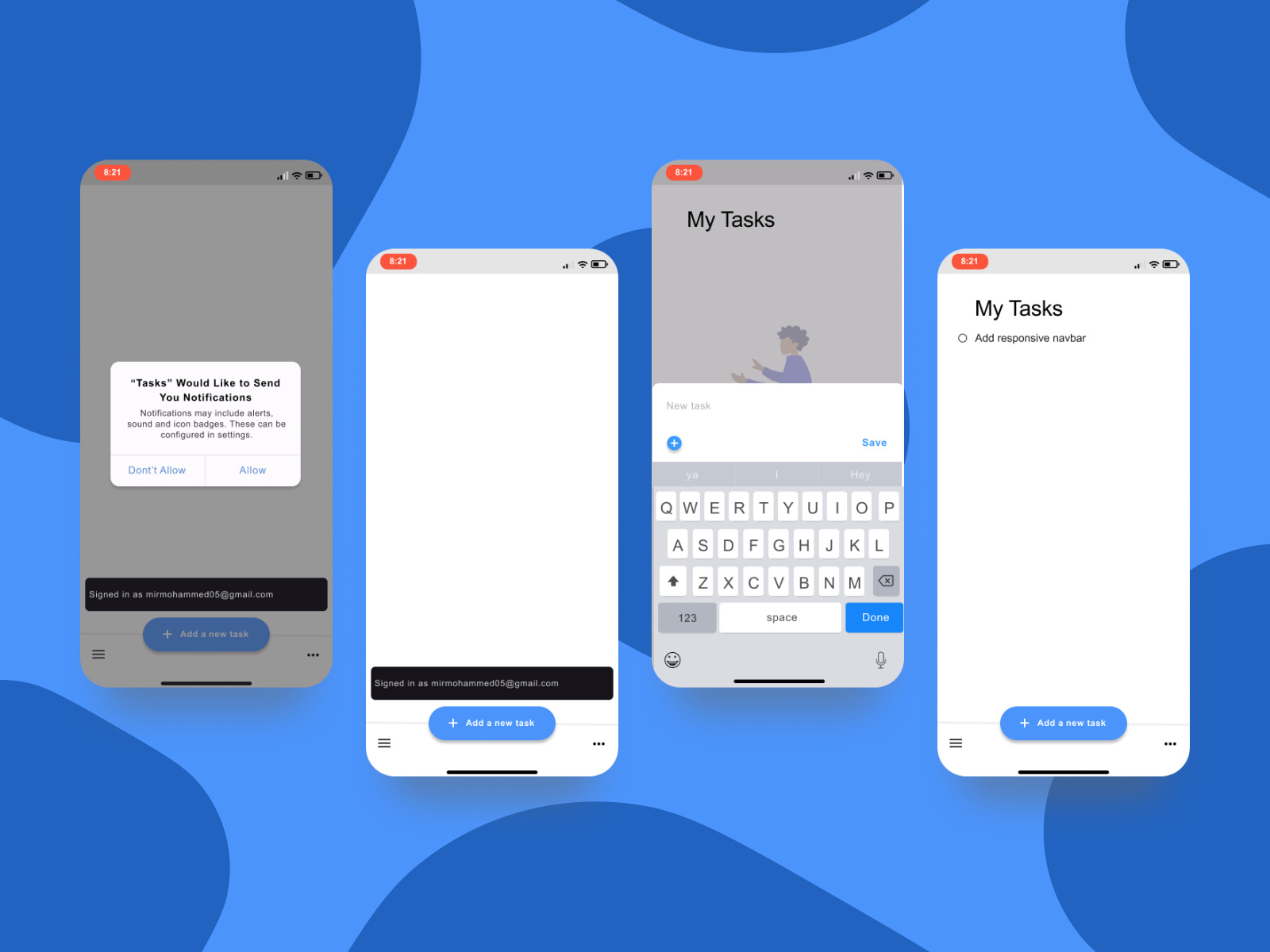 Google Task mockup by Mir Mohammed Ali on Dribbble