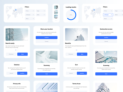 Light Theme UI Elements Design by Valeriia Serohina for Gotoinc on Dribbble