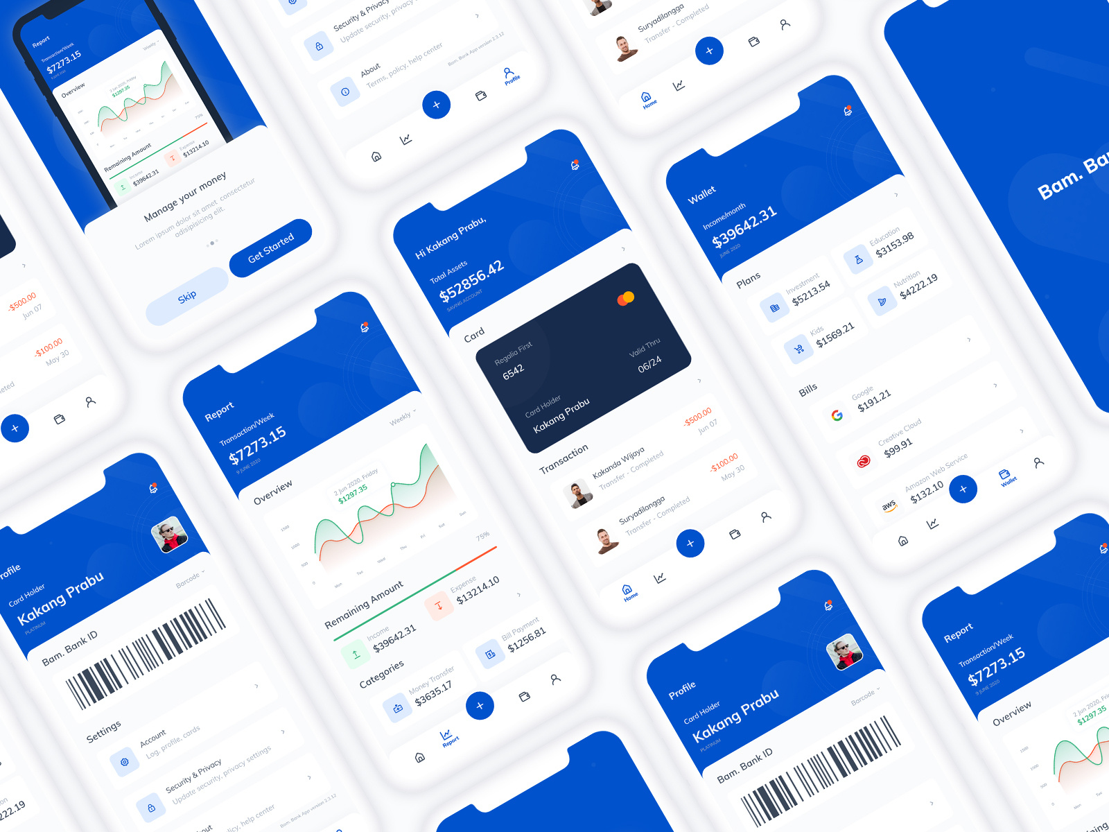 Finance App UI Concept by Afif Maulana on Dribbble