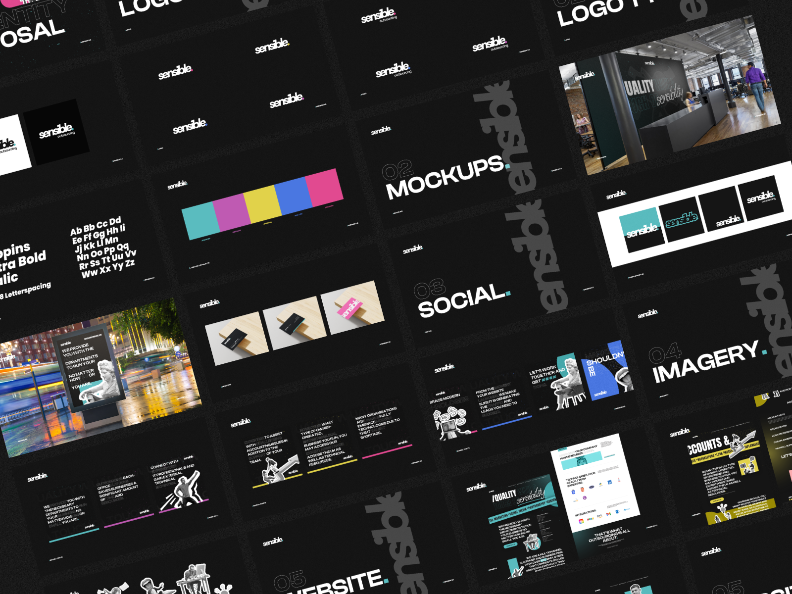 Brand identity proposal by Adam Godfrey on Dribbble