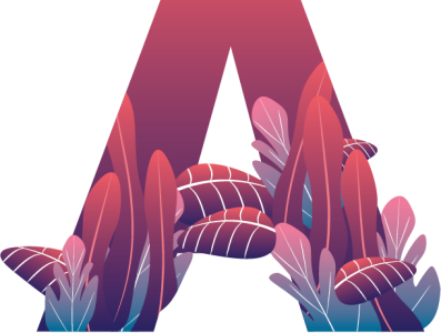 alphabet flat illustration by mowchi illustration on Dribbble