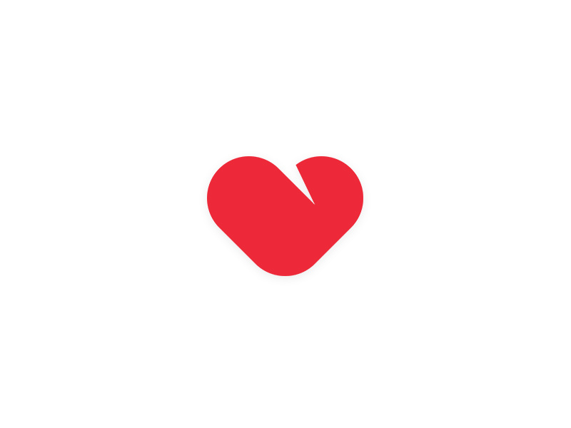 Heart Logo by pne on Dribbble