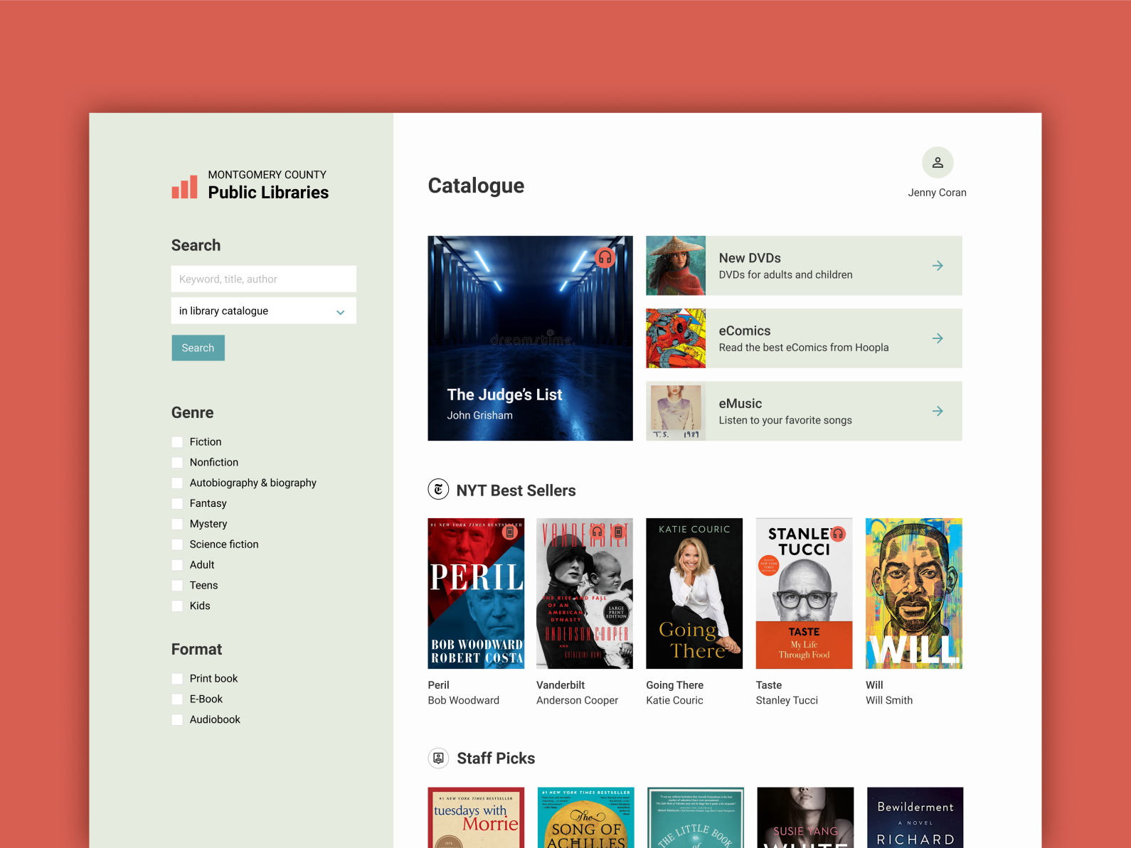 Library Catalogue by Lily Huang on Dribbble
