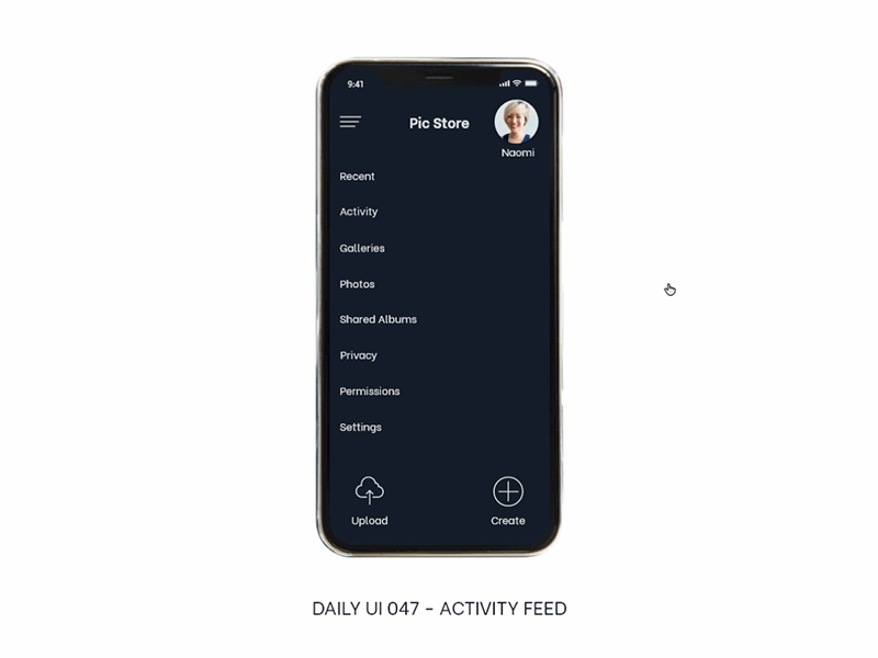 Daily Ui 047 Activity Feed by Ryan Schroder on Dribbble