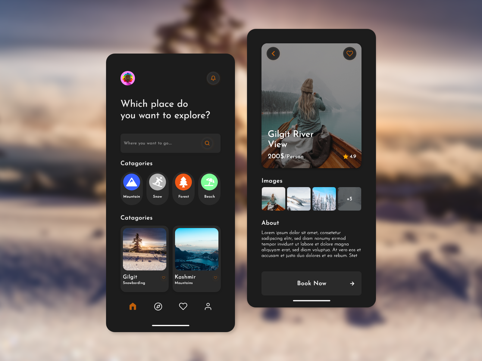 Travel App by Huzaifa Anas on Dribbble