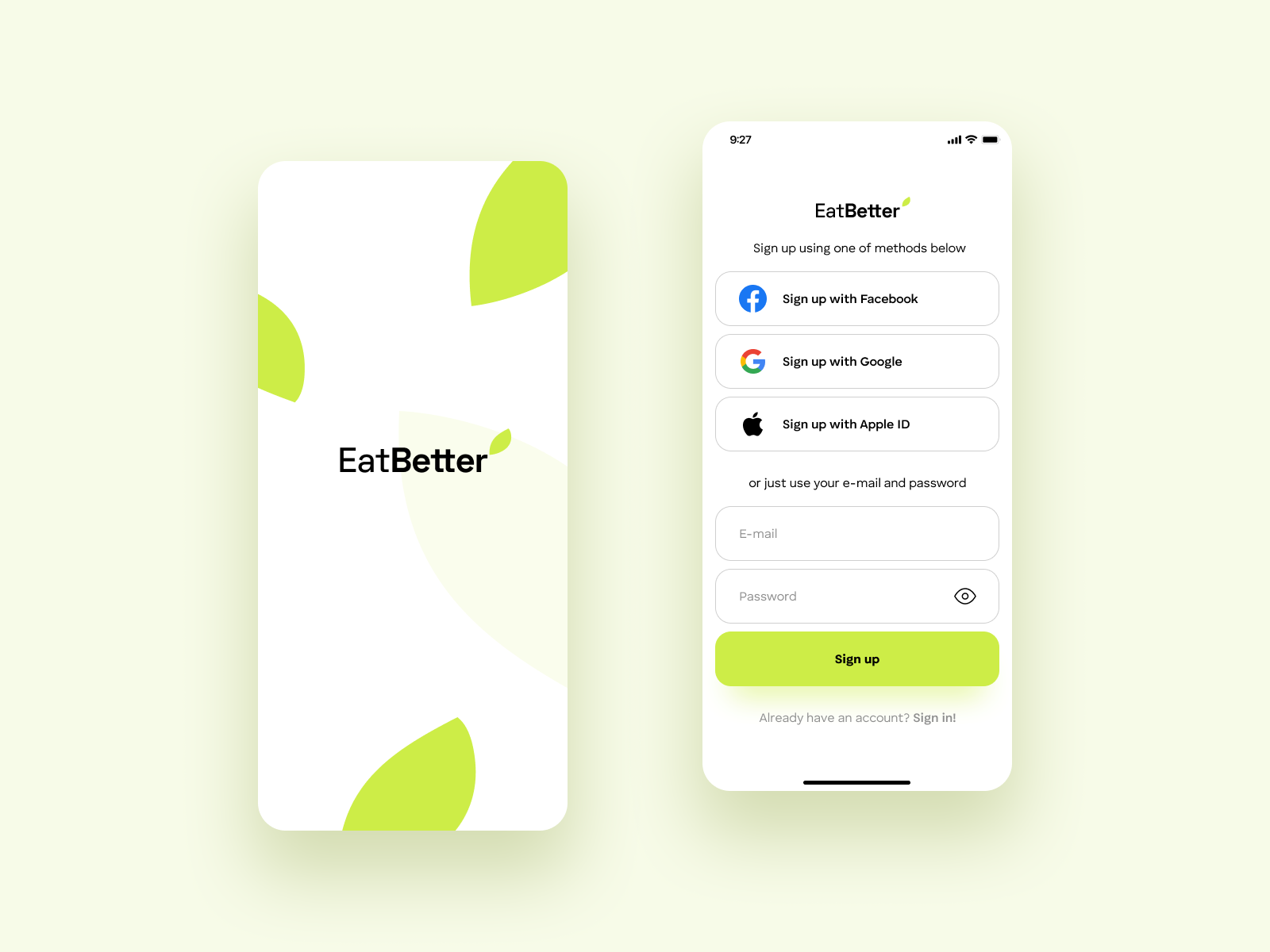 EatBetter – Recipe App by Bartek Rybiński on Dribbble