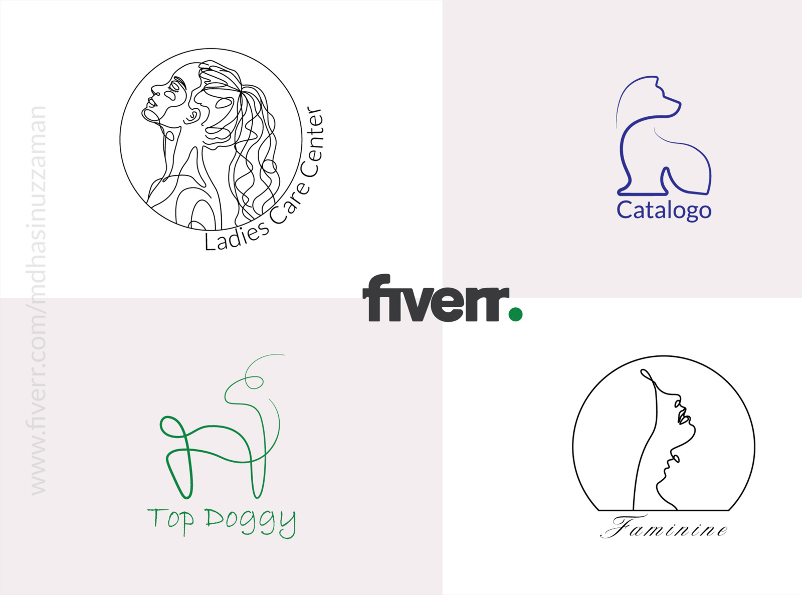 design simple line art logo by MD. HASINUZZAMAN on Dribbble