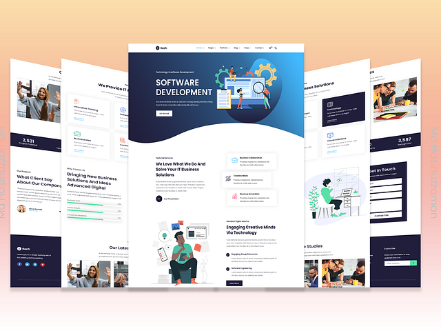 Web UI Template designs, themes, templates and downloadable graphic ...