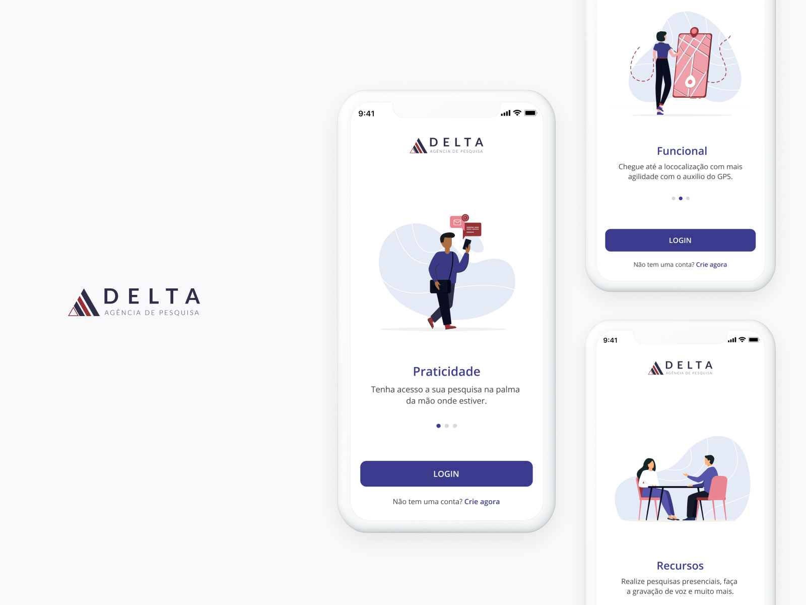 Delta APP - Onboarding by Ingrid on Dribbble