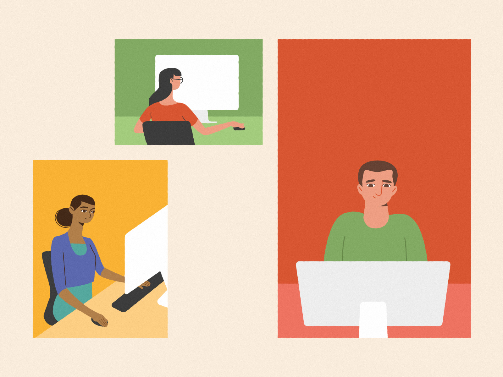 Working by Kris Howes on Dribbble