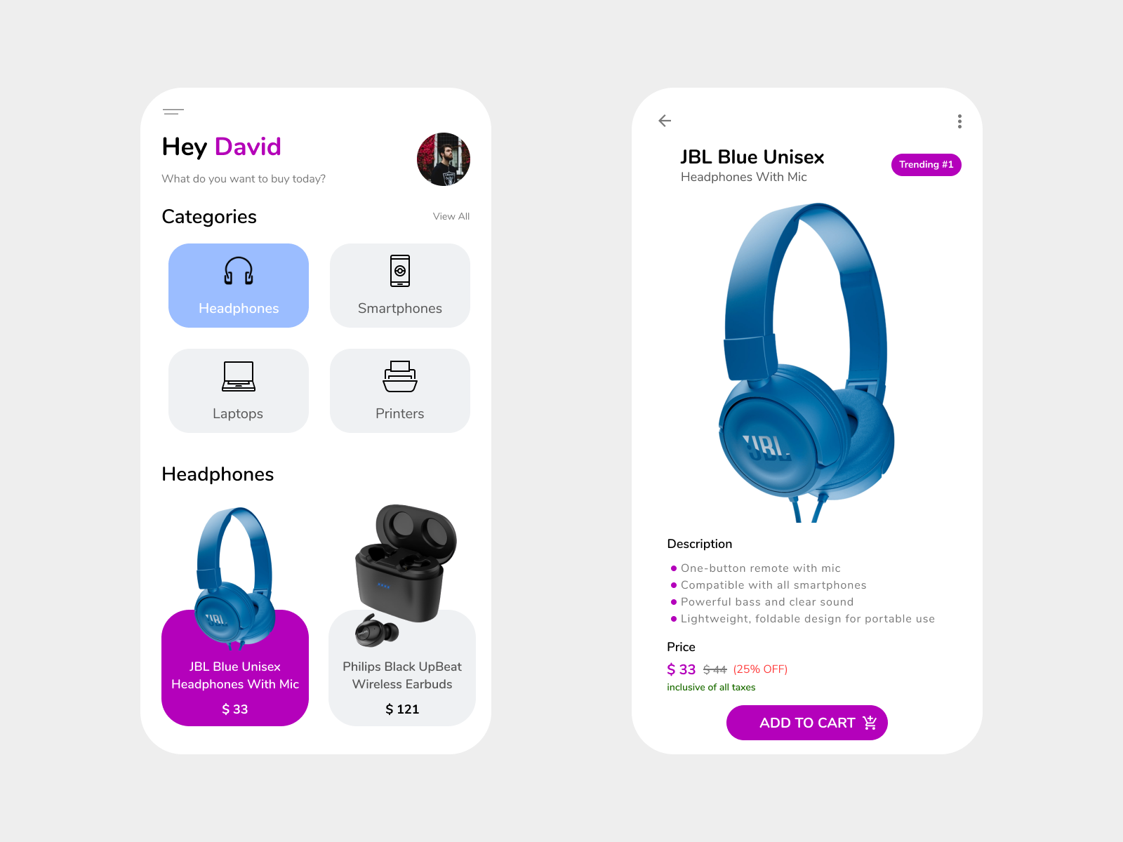 Electronics Store E-Commerce App by Manish Bharvey on Dribbble