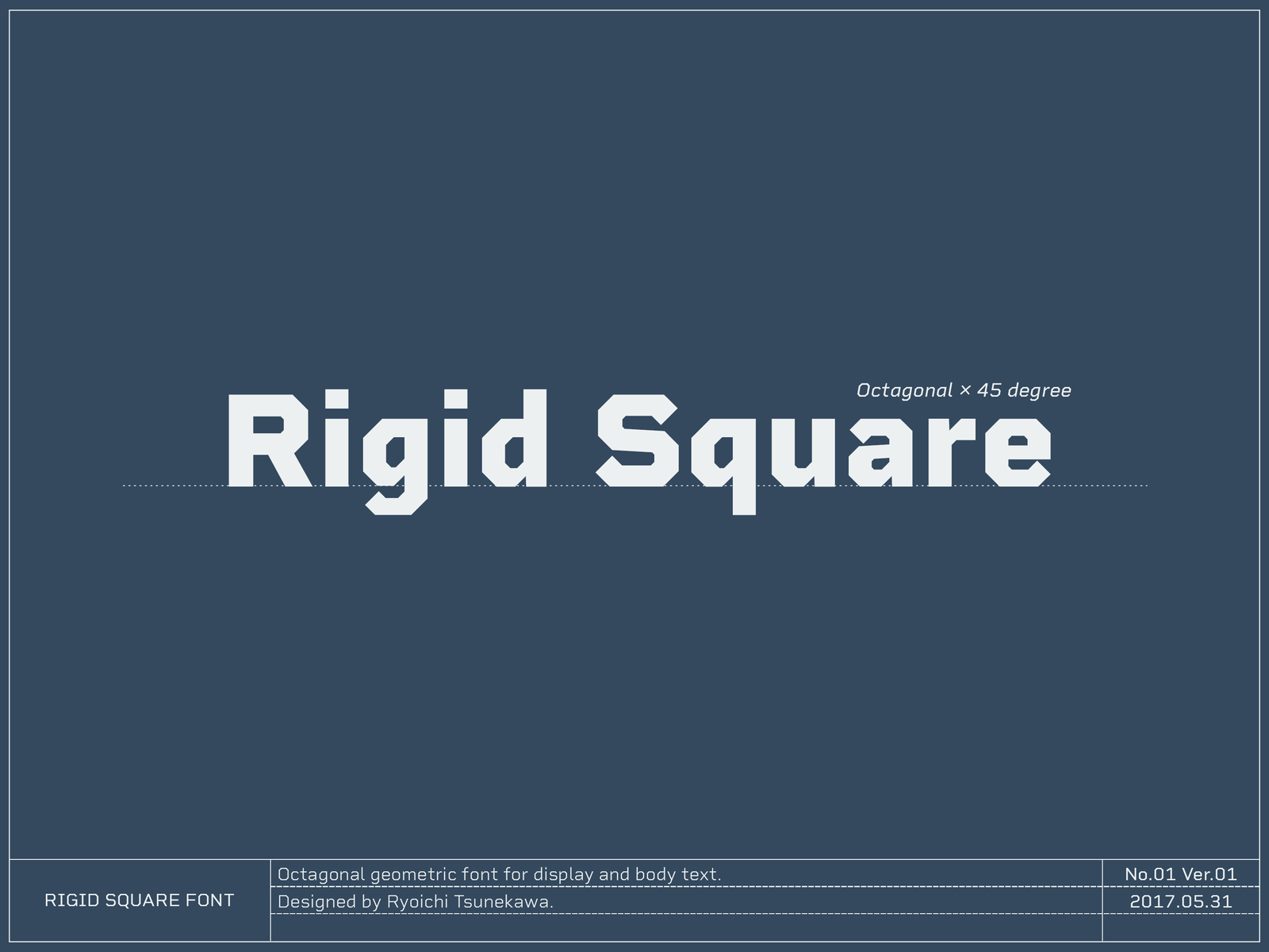 Rigid Square by Dharma Type on Dribbble