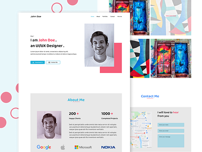 UI/UX Designer Portfolio Website by Md. Turag Islam on Dribbble