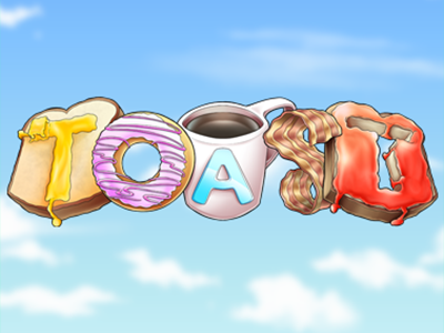 "TOAST" Lettering Illustration by Tobias "Zaibot" Damm on Dribbble