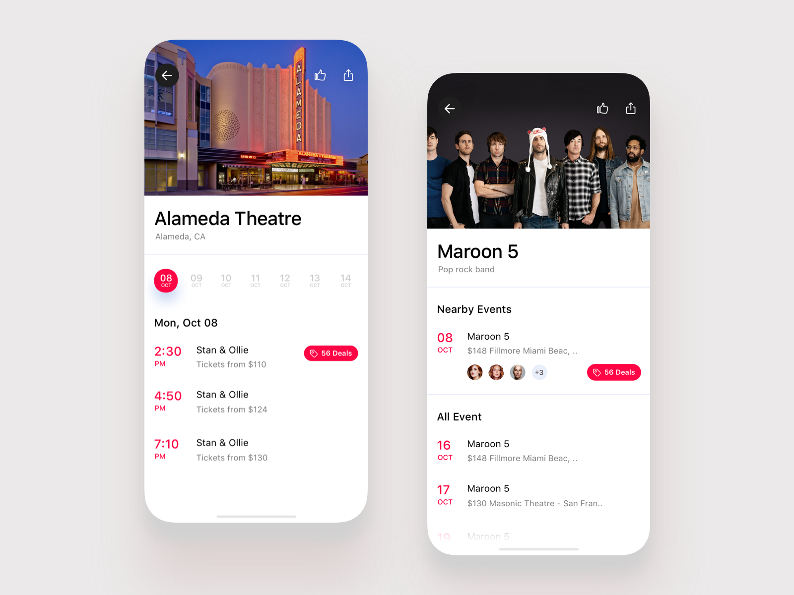 Event App - iPhone by Stano Bagin on Dribbble