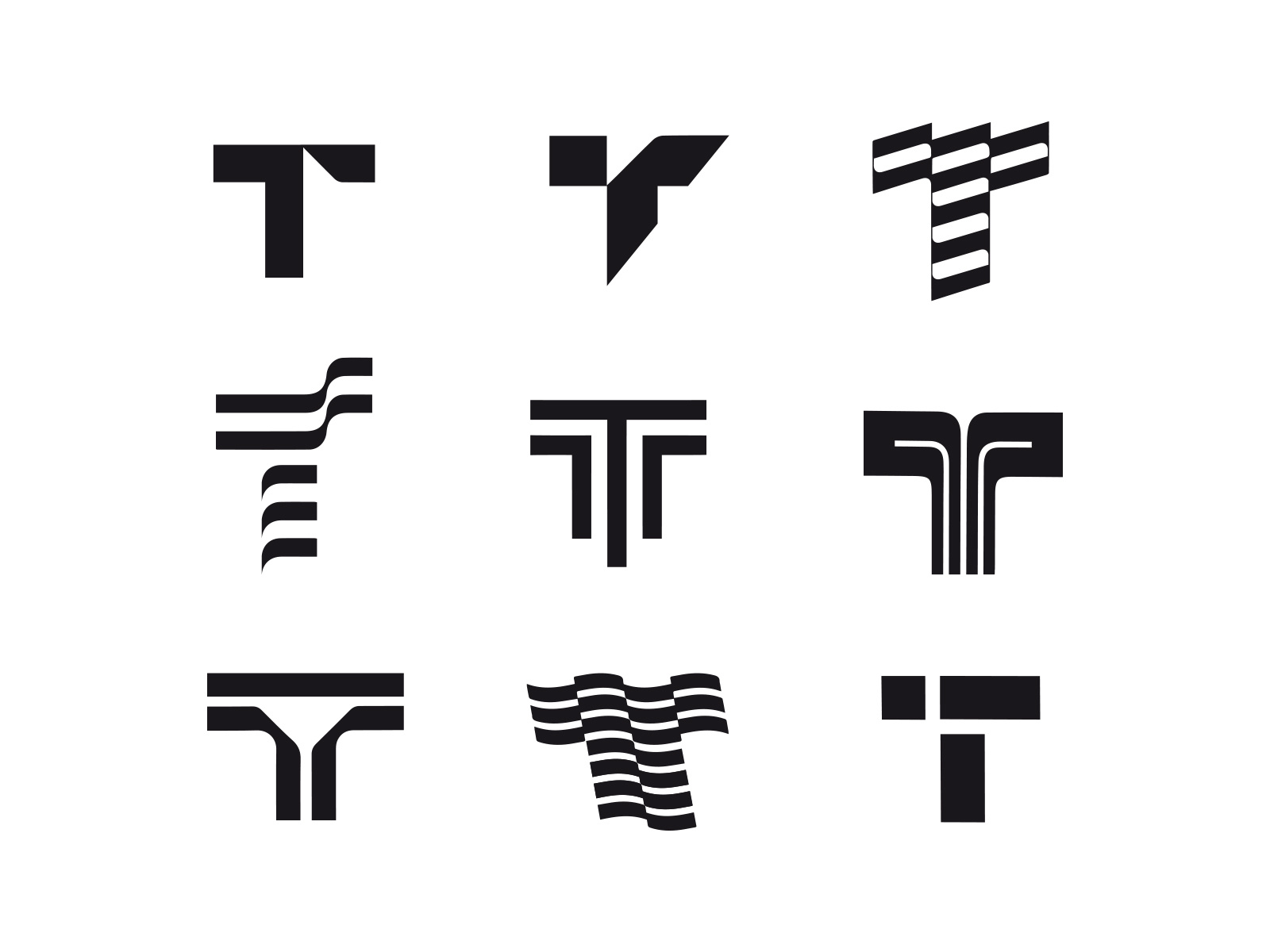 LOGO T by Matthieu Martigny / Mattmart on Dribbble