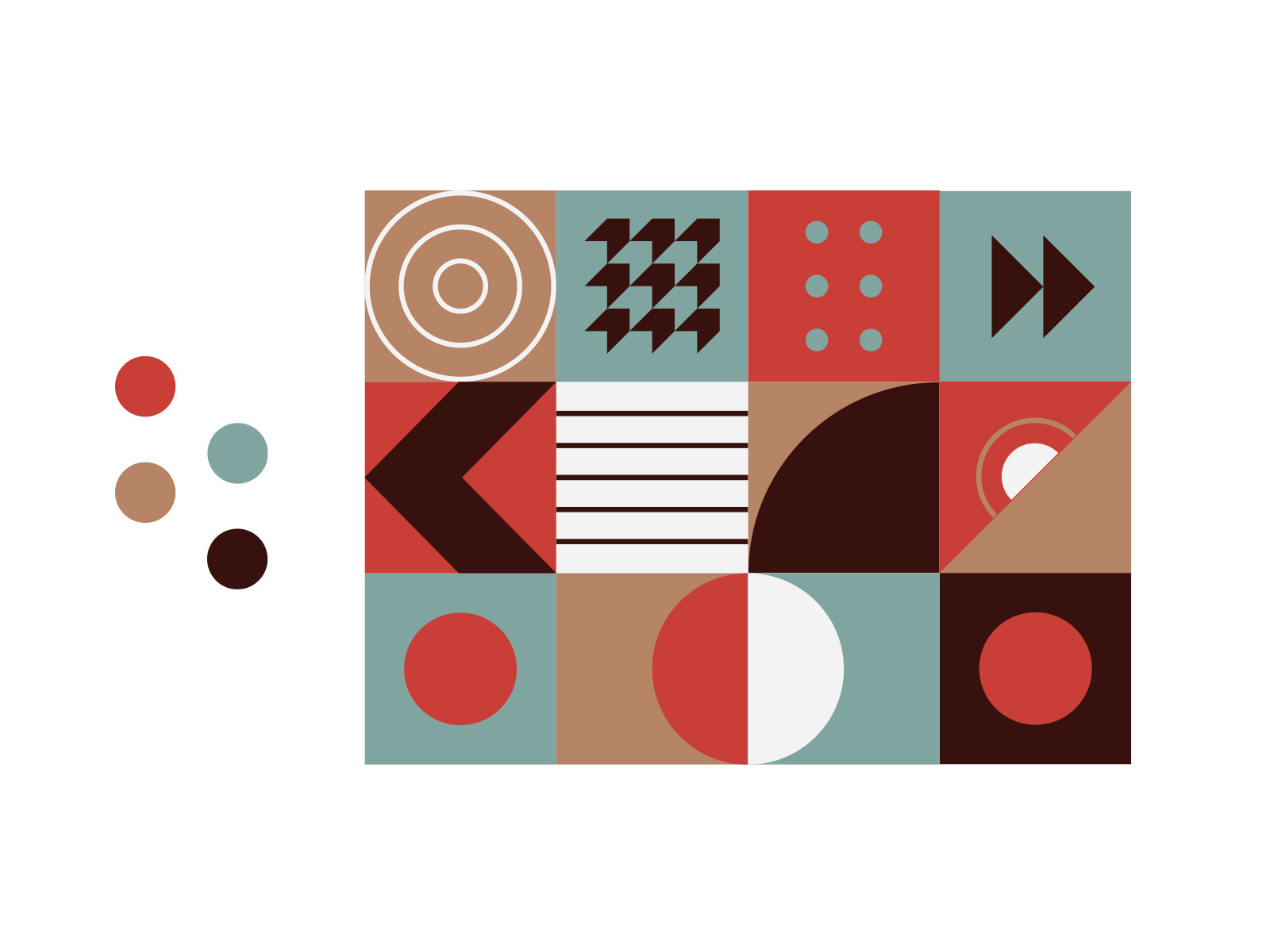 PATTERN - COLOR - TEST #3 by Matthieu Martigny / Mattmart on Dribbble