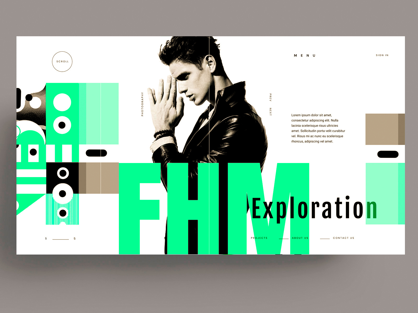WEBDESIGN -FHM by matthieumartigny on Dribbble