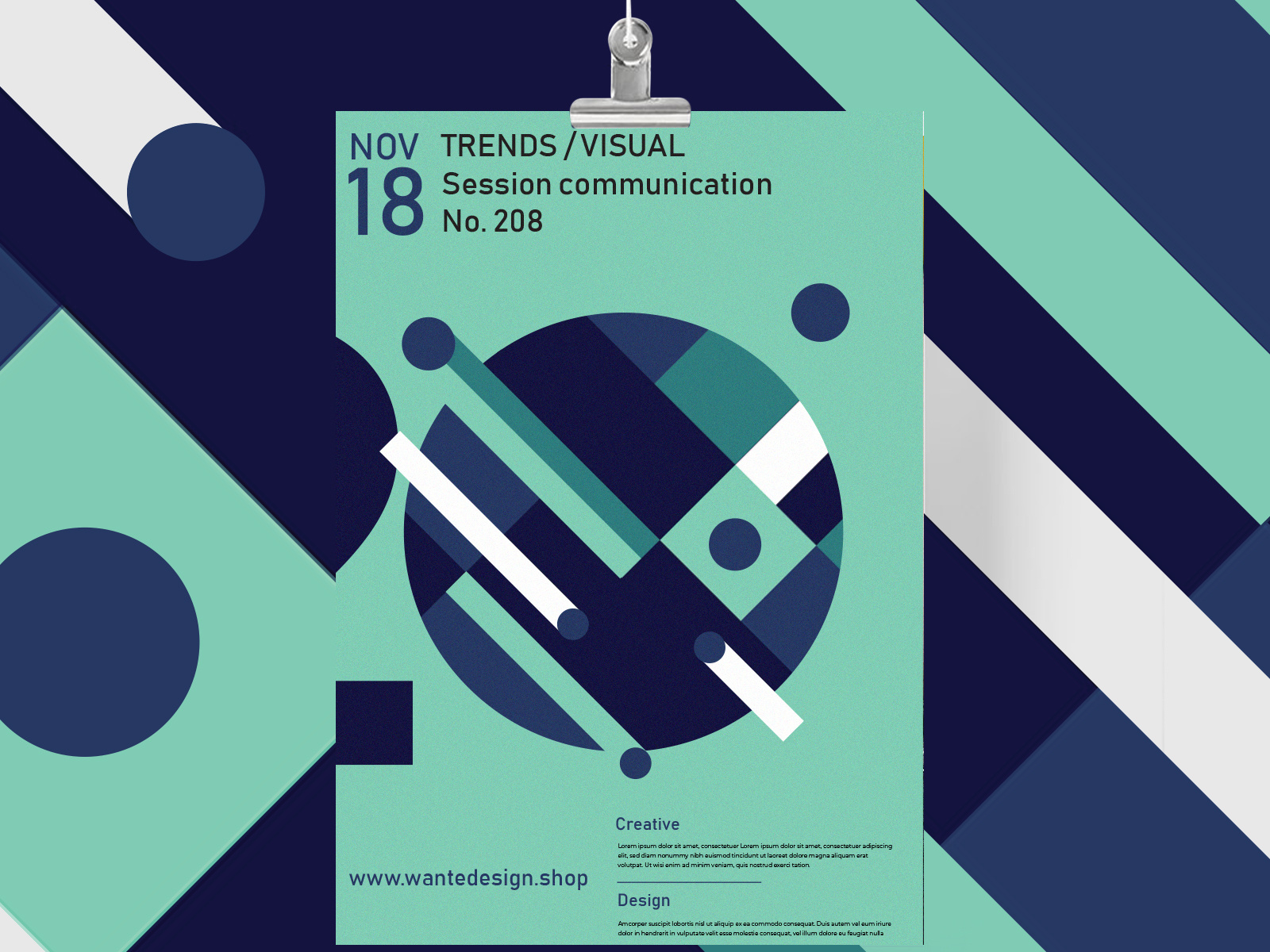 Poster by matthieumartigny for WantedDesign on Dribbble