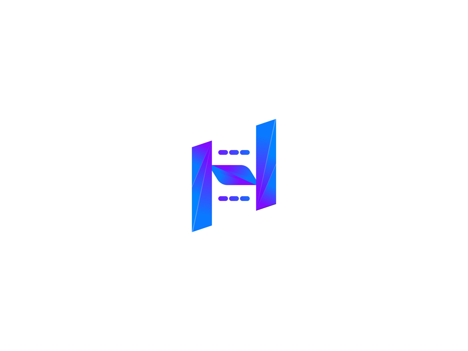 H letter hello logo modern h letter logo by Kazal Islam on Dribbble
