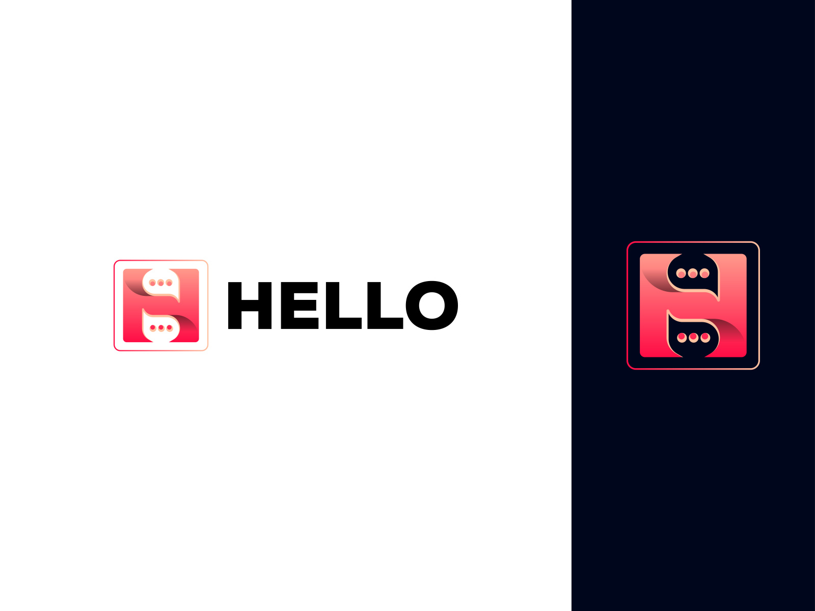 Chat logo by Kazal Islam on Dribbble