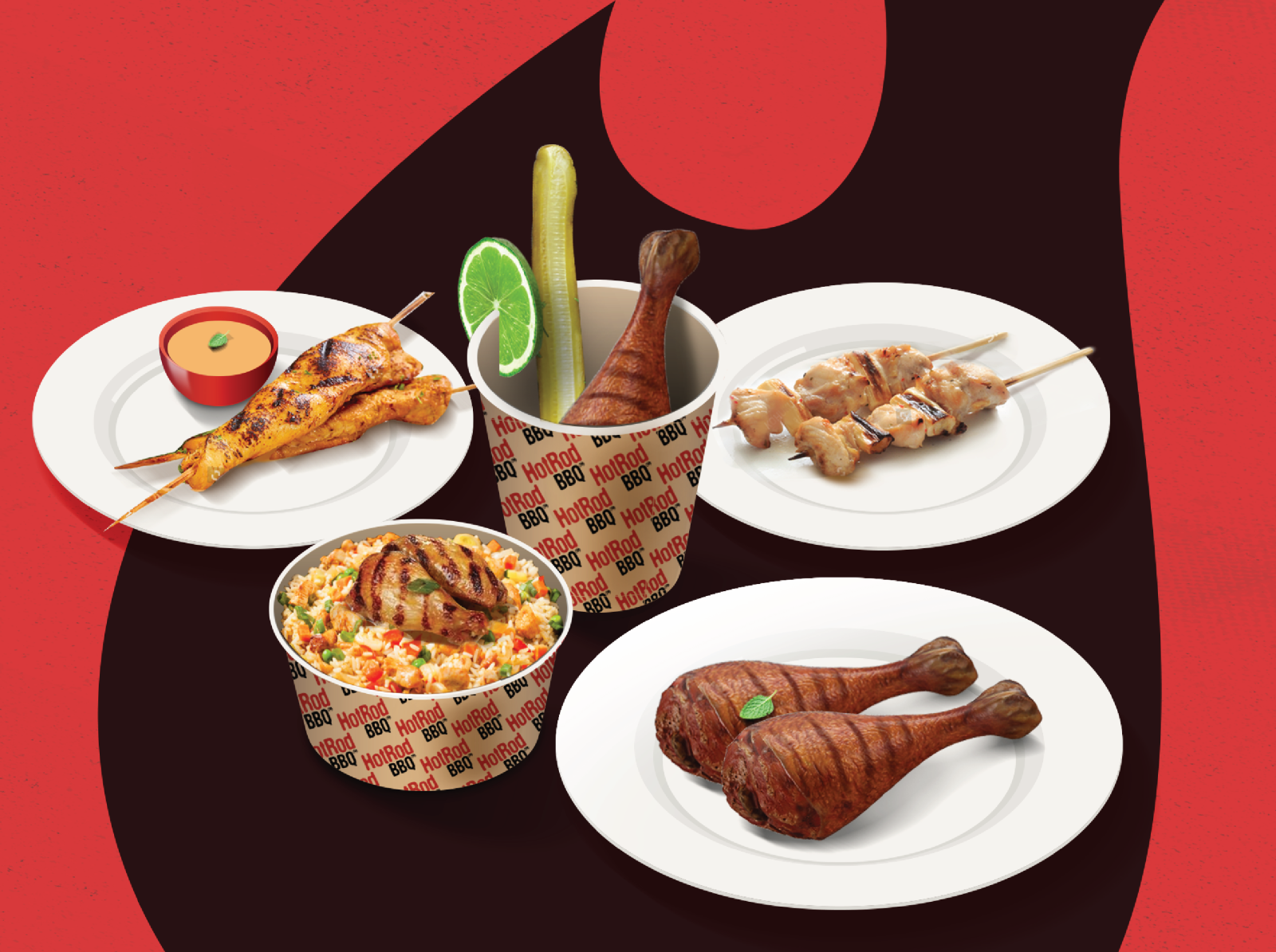 HotRod BBQ concept menu design by Abhik Roy on Dribbble