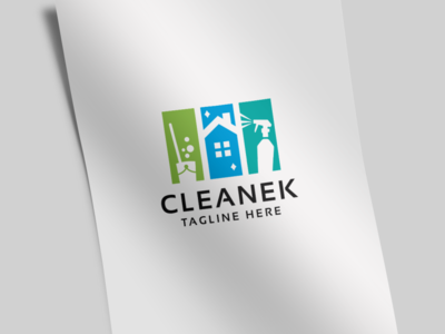 Clean Home Logo by 10number5star on Dribbble