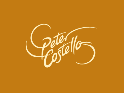 Peter Costello Logo by RUDY HURTADO bespoken branding on Dribbble