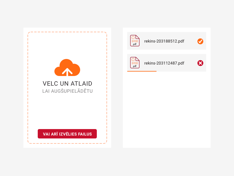 File Upload mockup by valters grisans on Dribbble