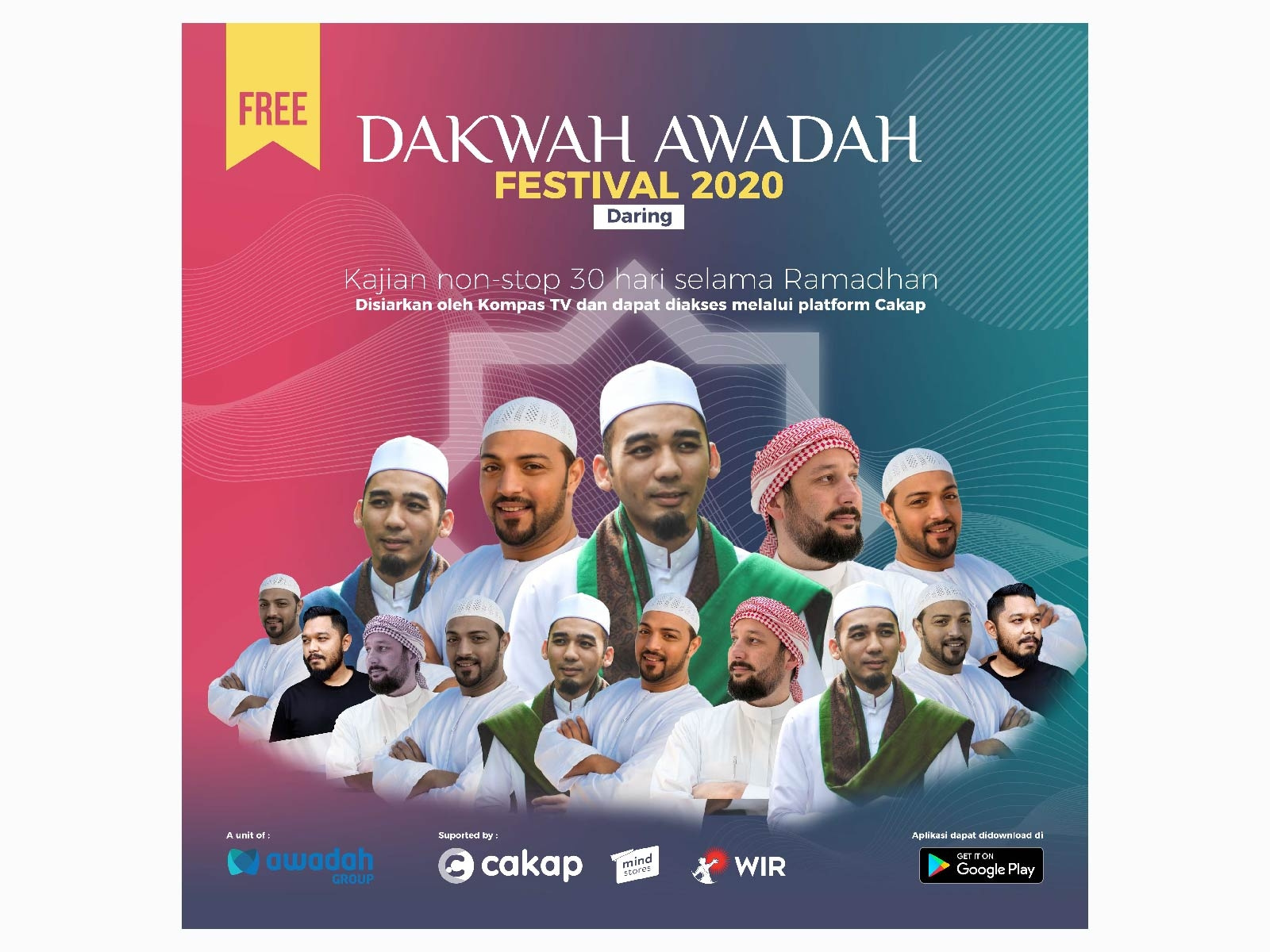 dummy poster dakwah awadah by idhamudin on Dribbble