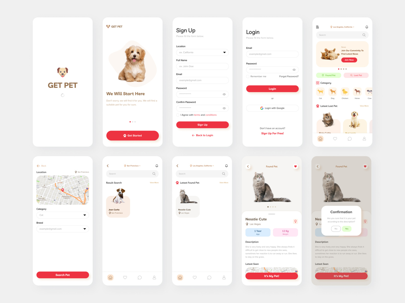 GET PET UI/UX Design by Faiz Muhammad Hermawan on Dribbble