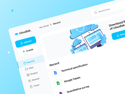 Cloud File Manager by Alexander Kontsevoy for Ronas IT | UI/UX Team on ...