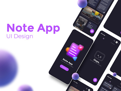 Note App UI Design by Hilmandia on Dribbble