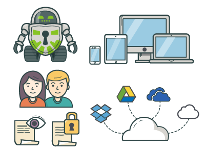 Cryptomator Presentation Icons by Katha Hagemann on Dribbble