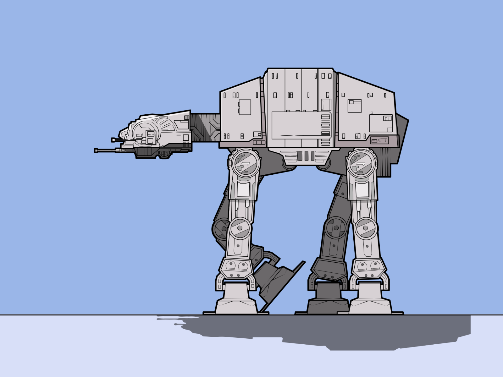 AT-AT by Louis Davis on Dribbble