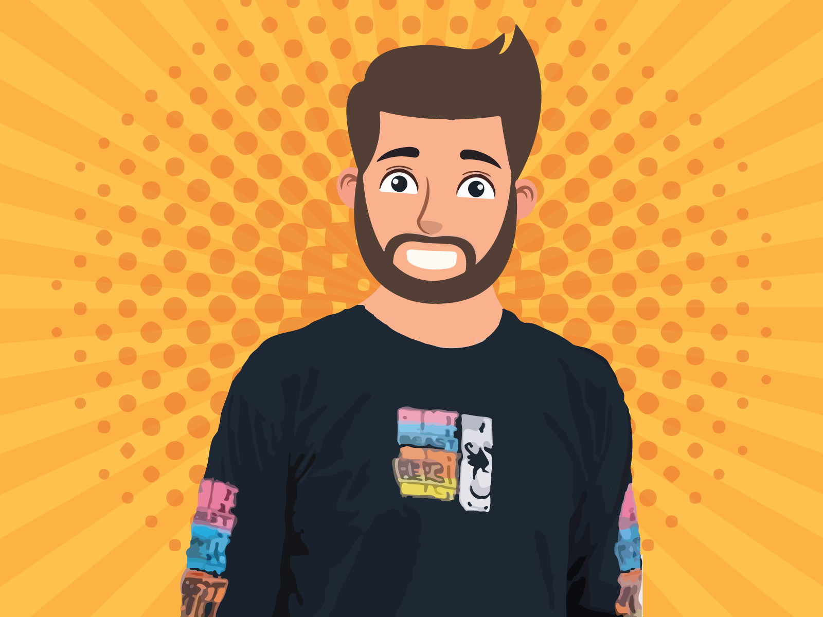 Man Character Illustration Design by Sctch Creations on Dribbble