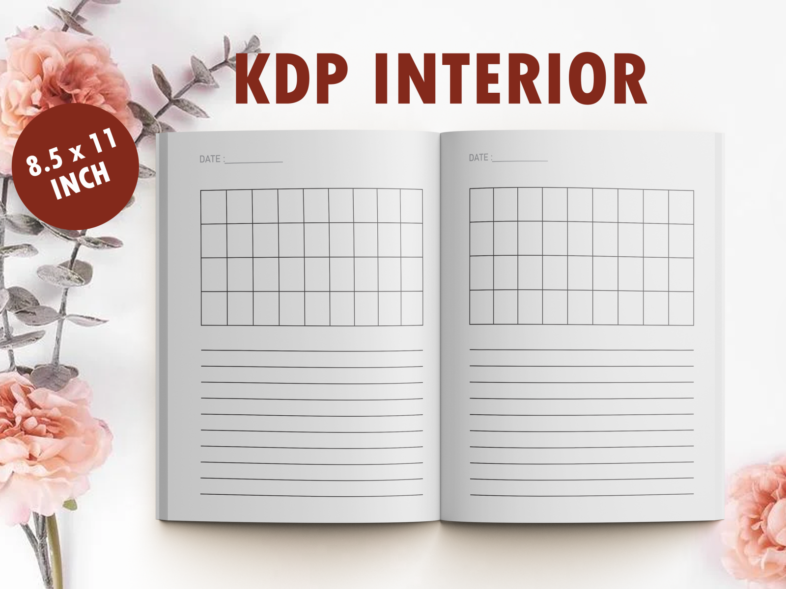 Note Book KDP Interior Template by Sctch Creations on Dribbble