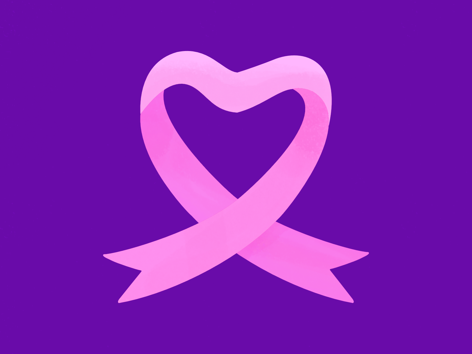 Pink October Ribbon by Etienne Todo Bom on Dribbble