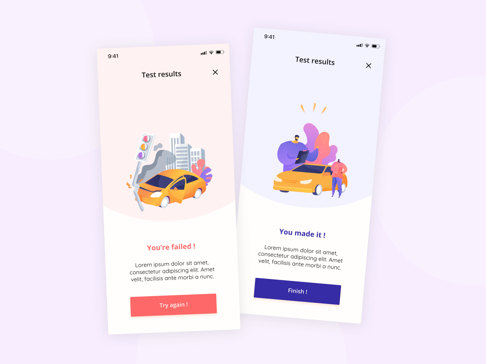Daily UI 011 - Flash Message Error / Success by Myris Z. on Dribbble