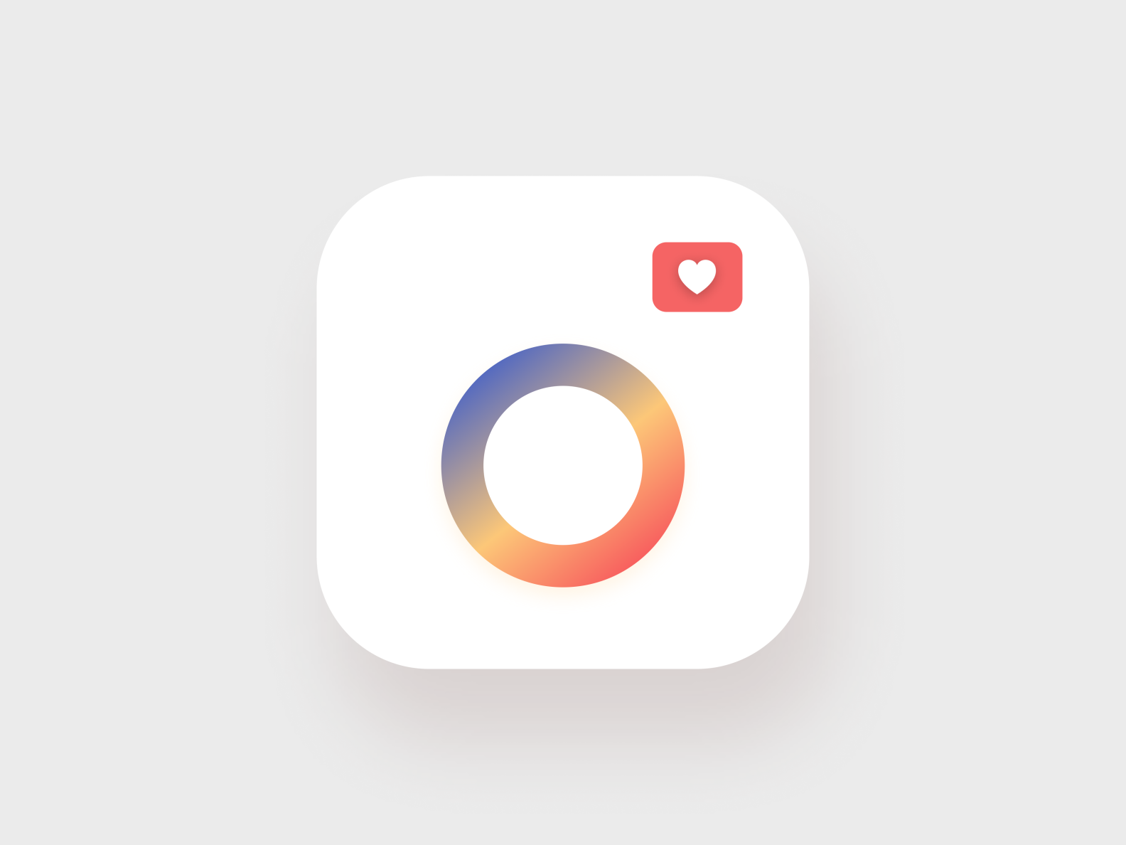 Instagram Icon Redesign // Dailyui005 by Jessie Jia on Dribbble