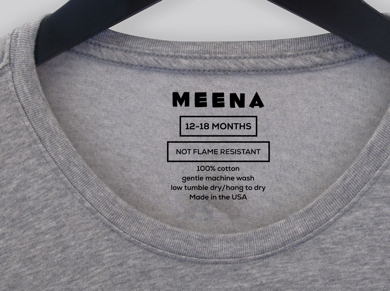 Neck Label Design For Baby By Jenny Sarkar On Dribbble