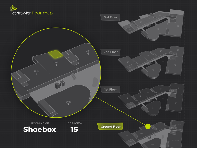 Floor map by Rich Cullen on Dribbble