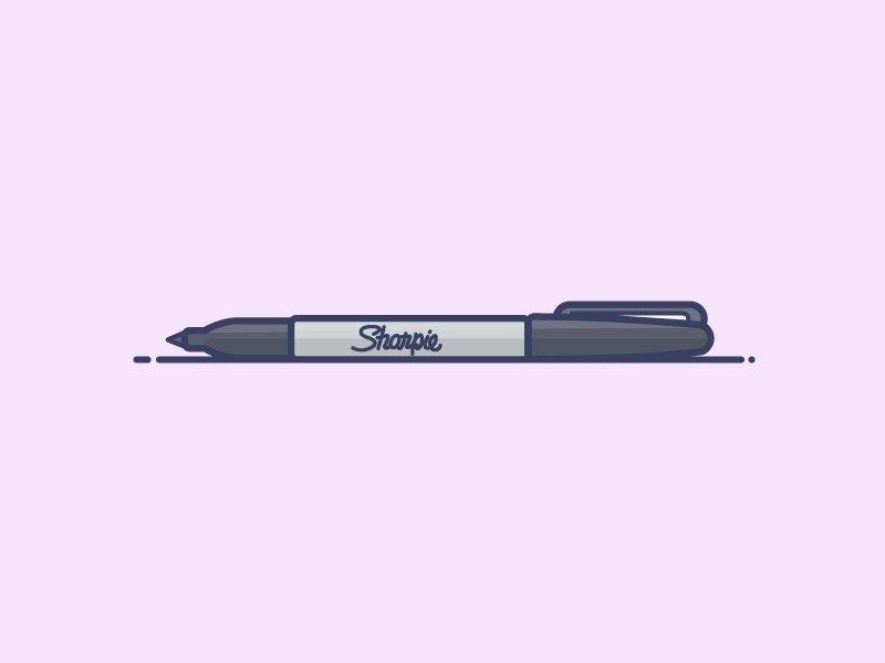 The good ole Sharpie by Rich Cullen on Dribbble