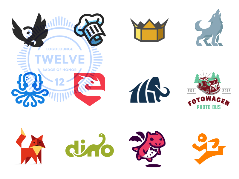 Logolounge 12 logos by Daniel Bodea / Kreatank on Dribbble