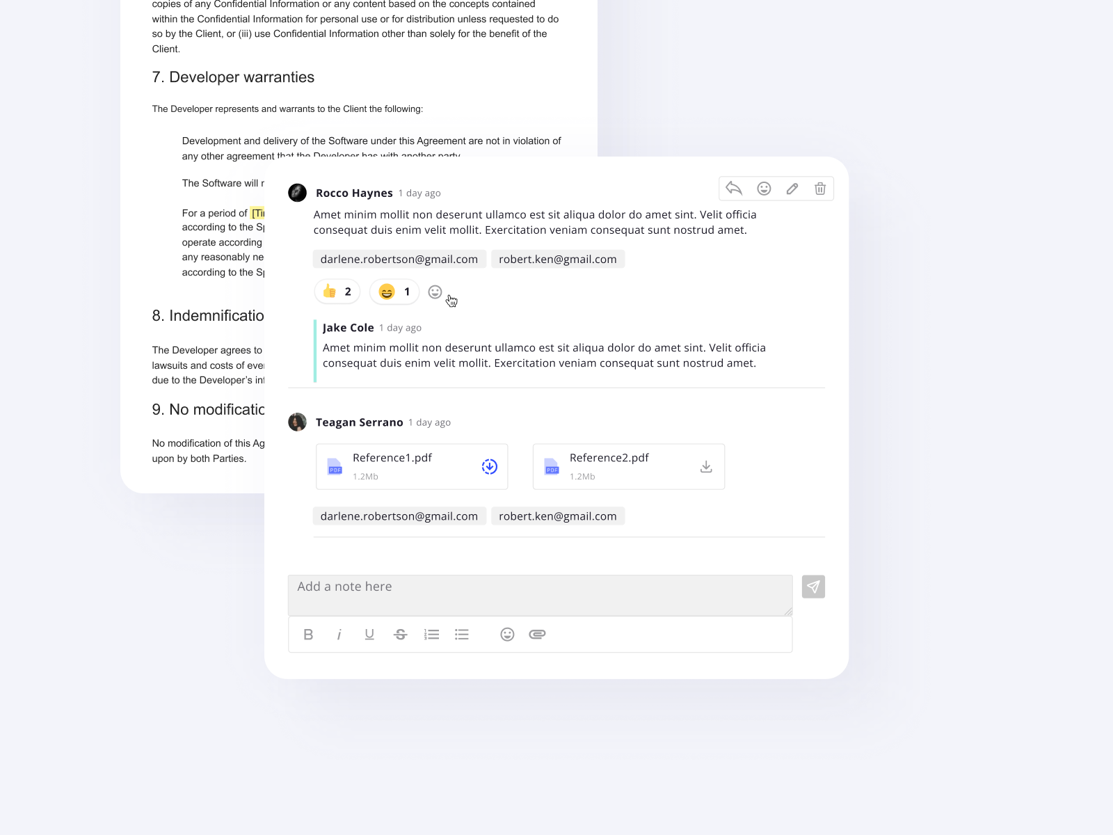 Commenting and tagging | UI Design by Aubergine Solutions on Dribbble