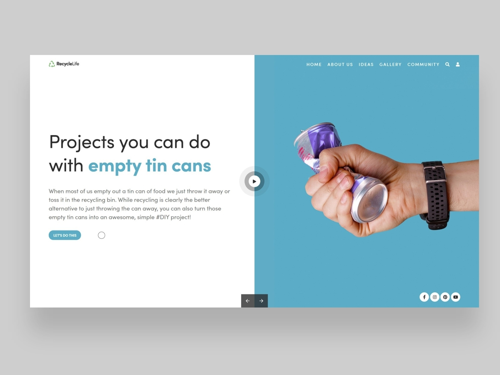 Web Inspiration - N. 19 - HTML5/CSS3 Slider website by Nicolás ...