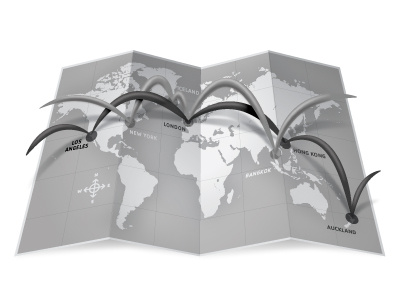 Map by Tyler Anthony on Dribbble