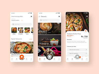 Food Delivery App by Masum Ahmed on Dribbble
